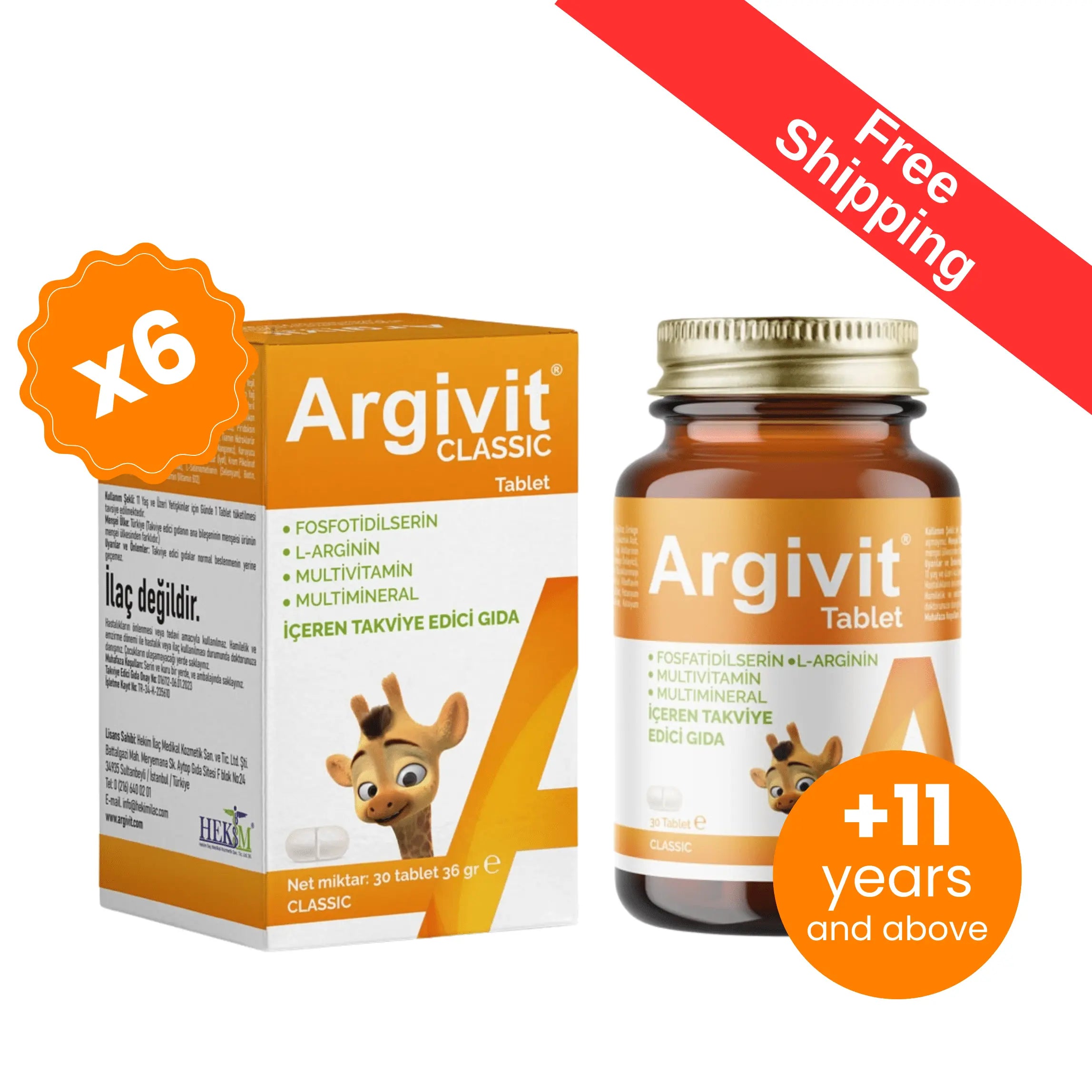 Argivit Classic 6 X 30 Tablets - Argivit International