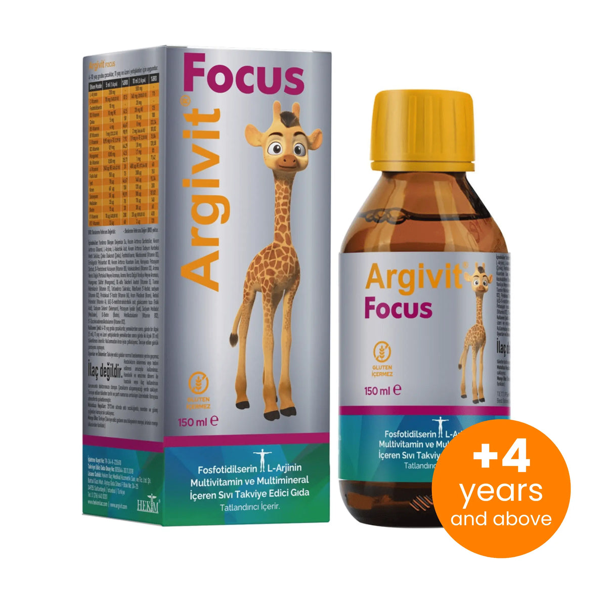 Argivit Focus Syrup 150 ml - Boost Health & Concentration
