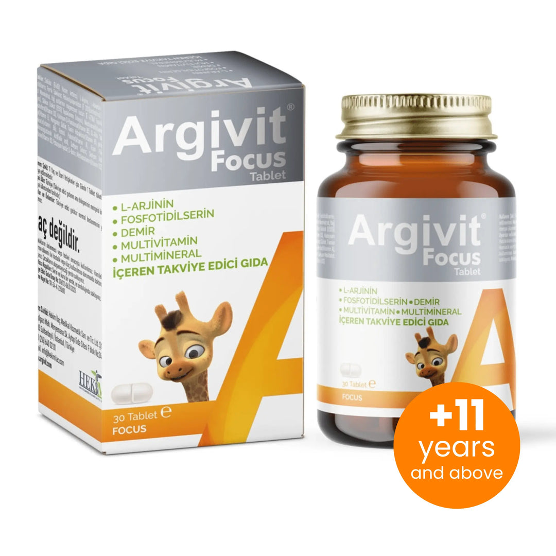 Argivit Focus Tablets - Boosts Energy, Immunity & Well-Being