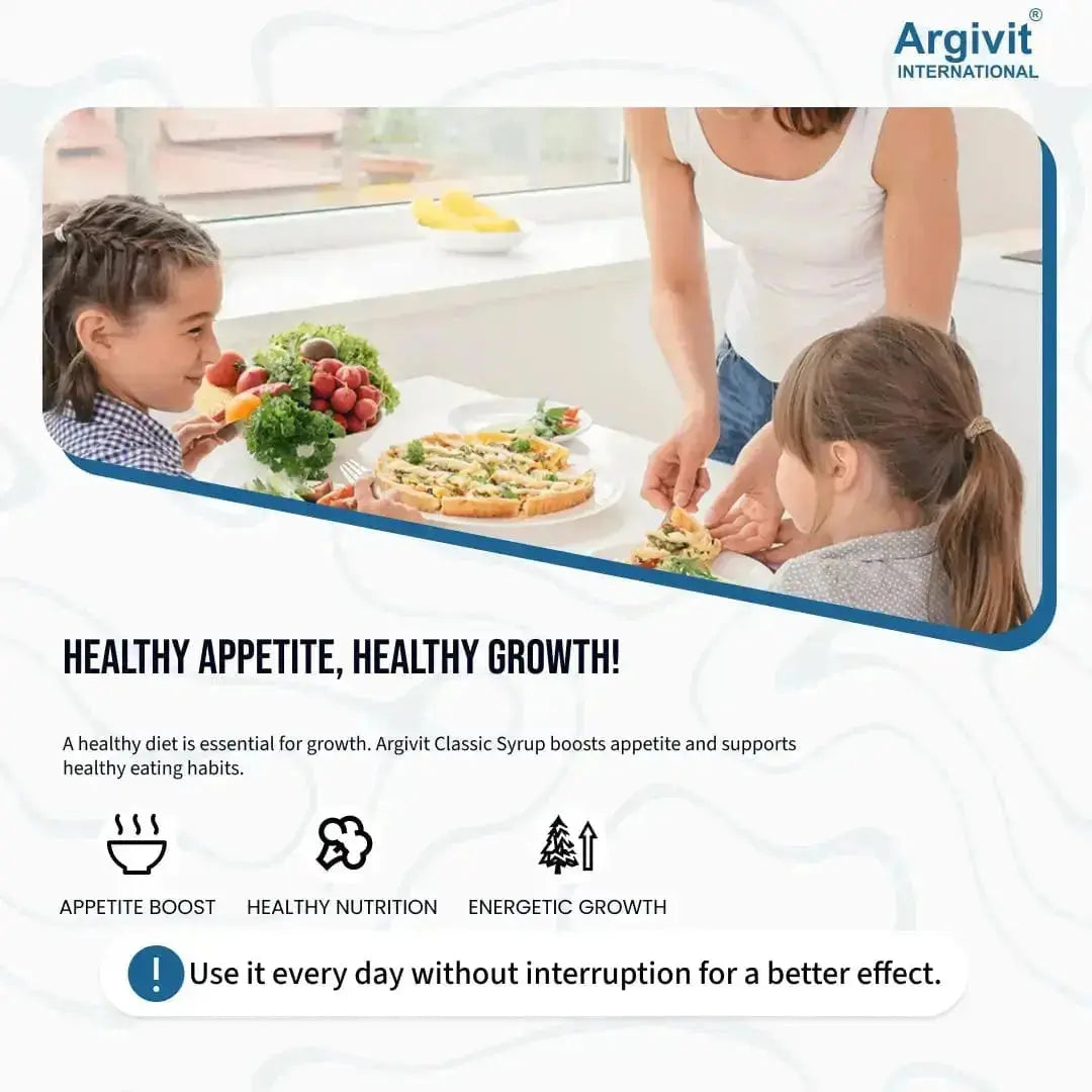 Argivit Classic boosts, energy, and immunity for both kids and adults.