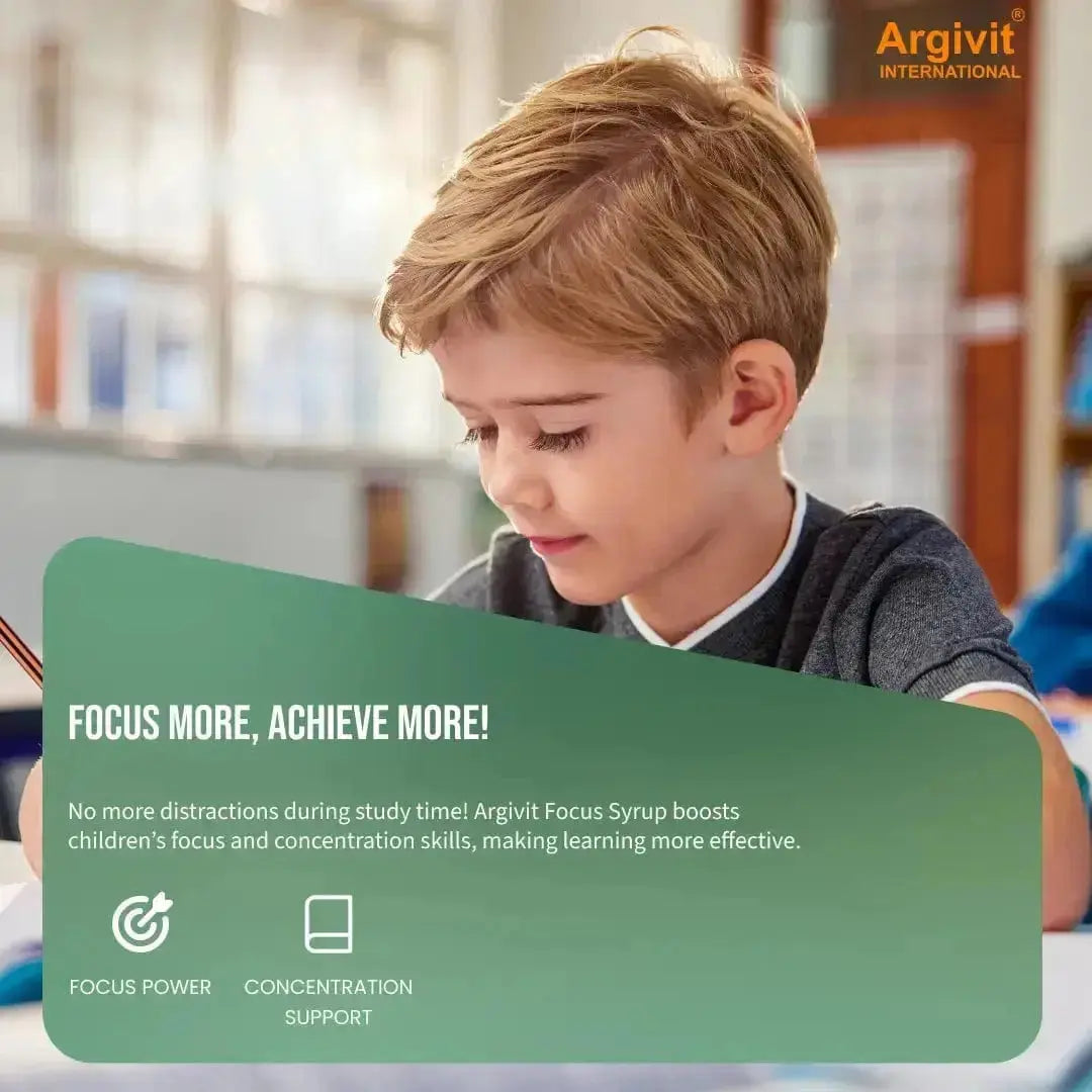 Argivit Focus Syrup 150 ml - Boost Health & Concentration